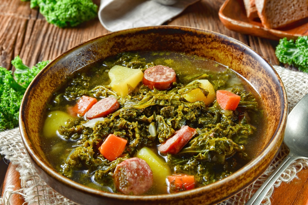German Kale Stew - Gruenkohleintopf